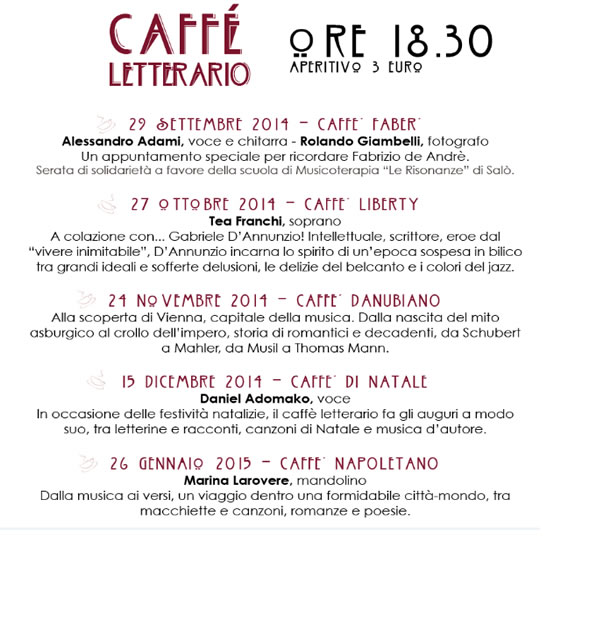 Caffè Letterario 2015 - PaneSalamina: feste, sagre, eventi in provincia ...