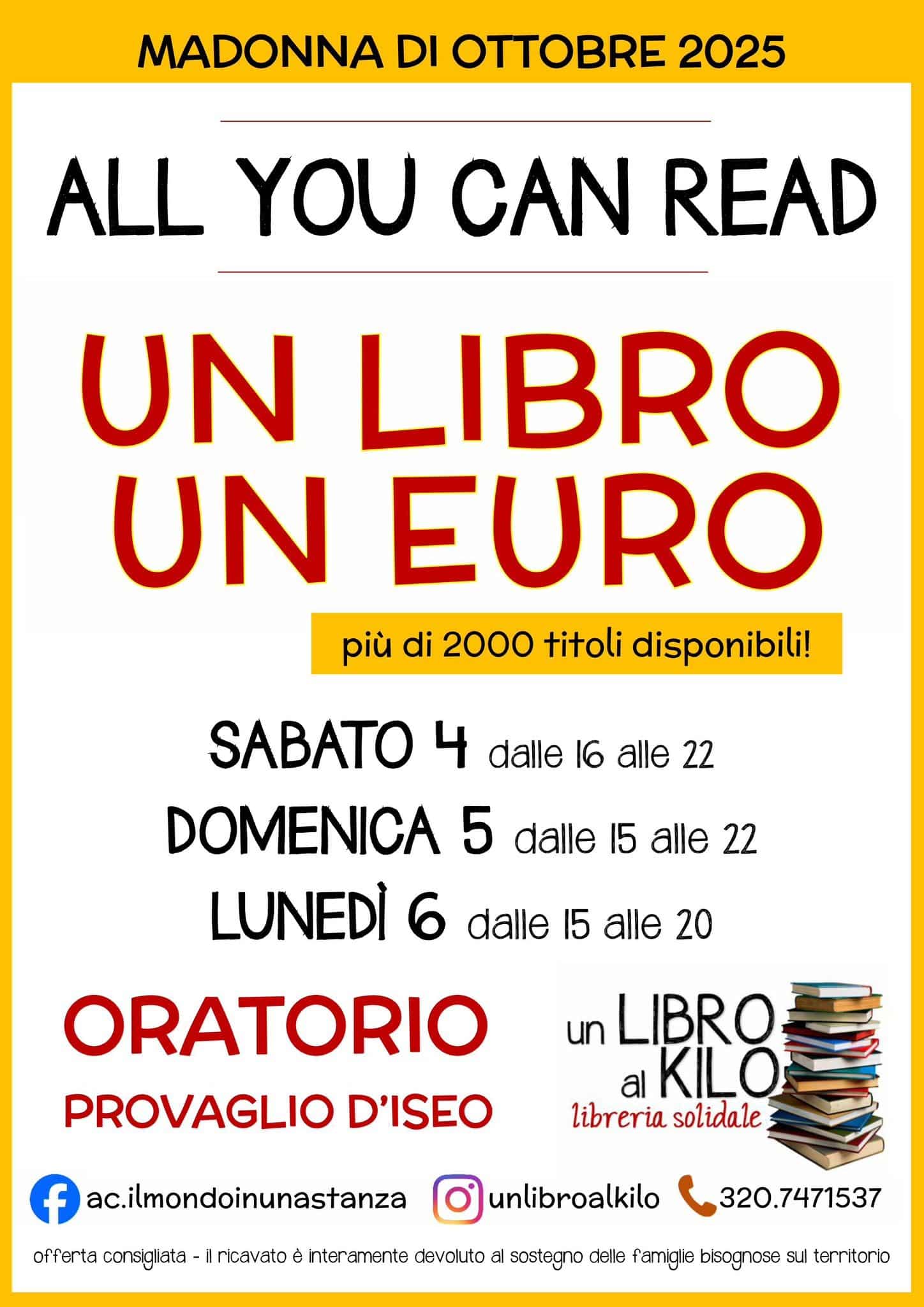 All You Can Read - 1 Libro 1 Euro - PaneSalamina: feste, sagre, eventi ...